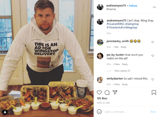 Portfolio: Wingstop Takes Billboards Online with Wearables